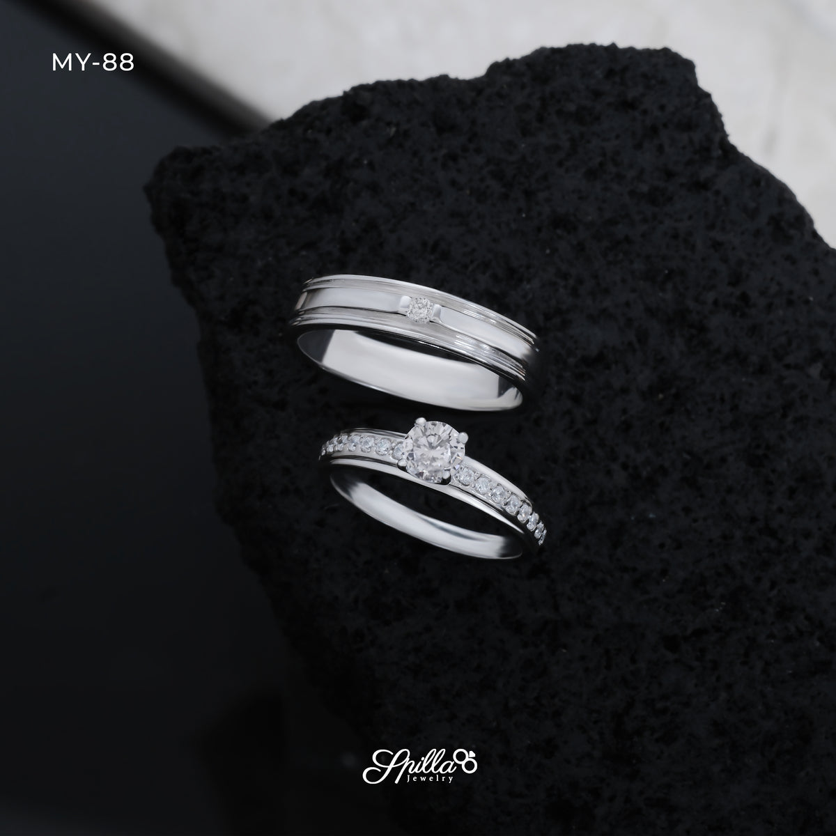 Engagement Ring MY-88 Silver – SpillaJewelry