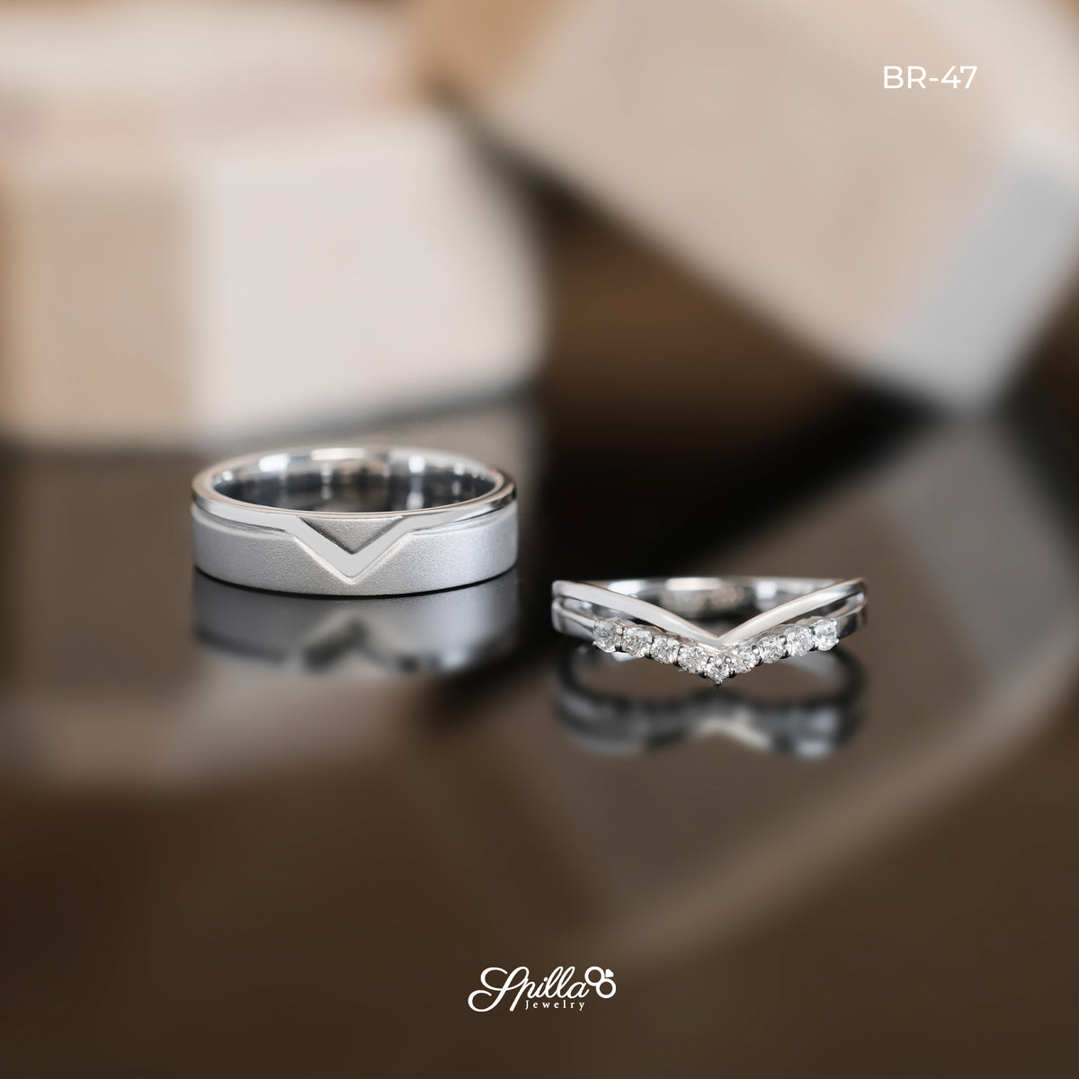Wedding Ring BR-47 Silver – SpillaJewelry